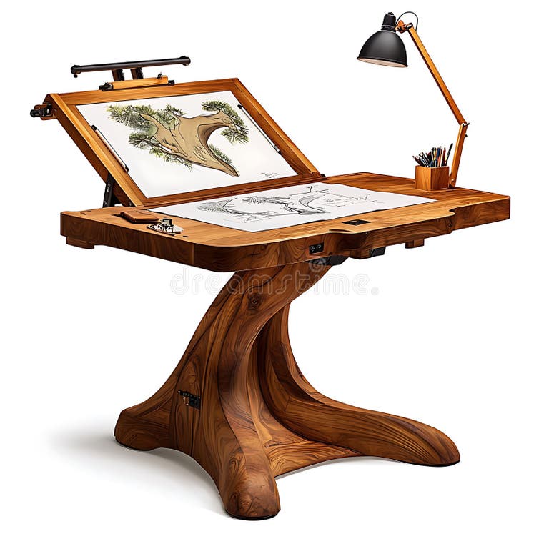 Sleek Minimalist Drafting Table Design for Creative Spaces Stock ...