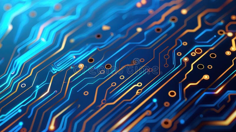 Explore the Sleek and Modern Design of Circuit Boards Set Against an ...