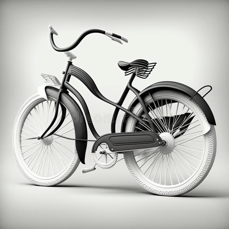 Black and Eco Bikes Designed with High-Quality Generative AI Stock ...
