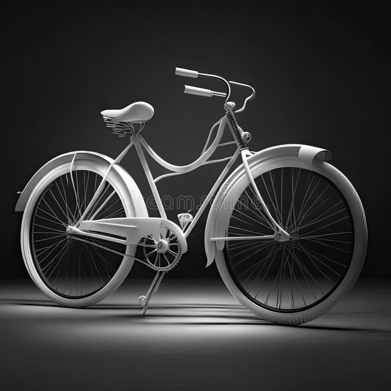 Black and Eco Bikes Designed with High-Quality Generative AI Stock ...