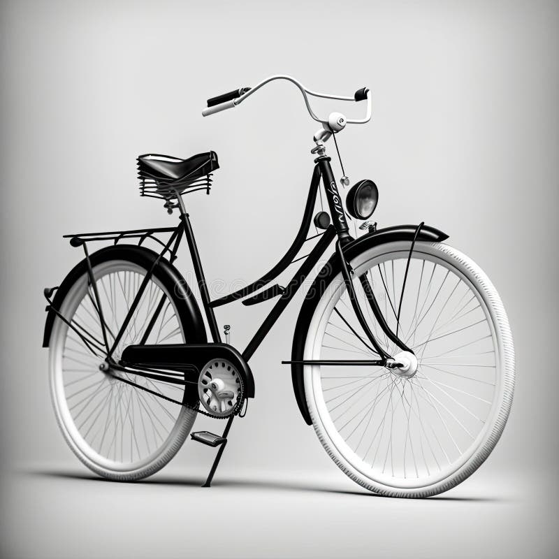 Black and Eco Bikes Designed with High-Quality Generative AI Stock ...