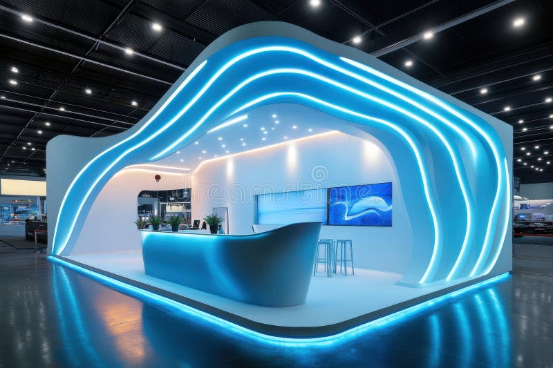 Innovative Trade Show Booth Design Modern Exhibition Center ...