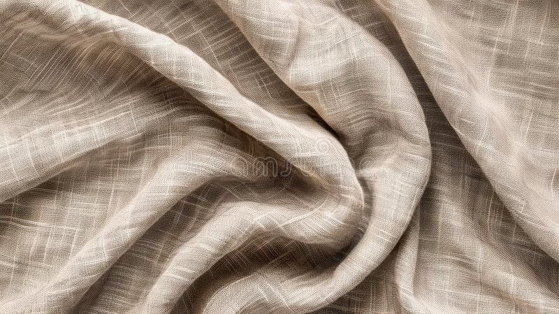 Explore the Soft Texture of Crumpled Linen Fabric, Perfect for Adding a ...