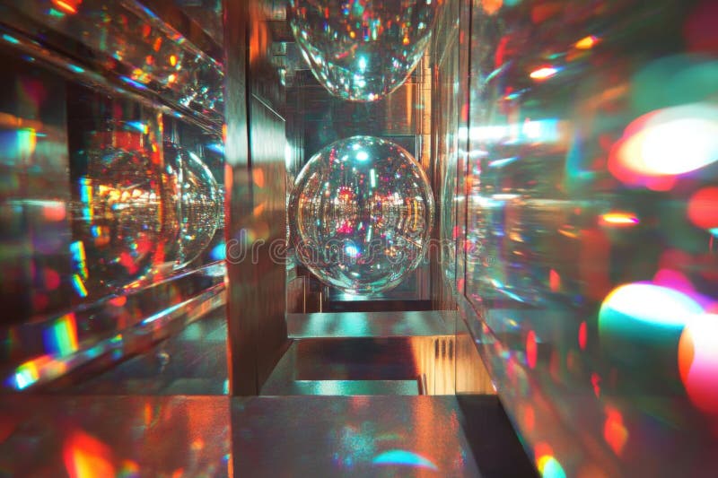 Explore Space with Reflections, Abstract Spheres and Prism Light ...