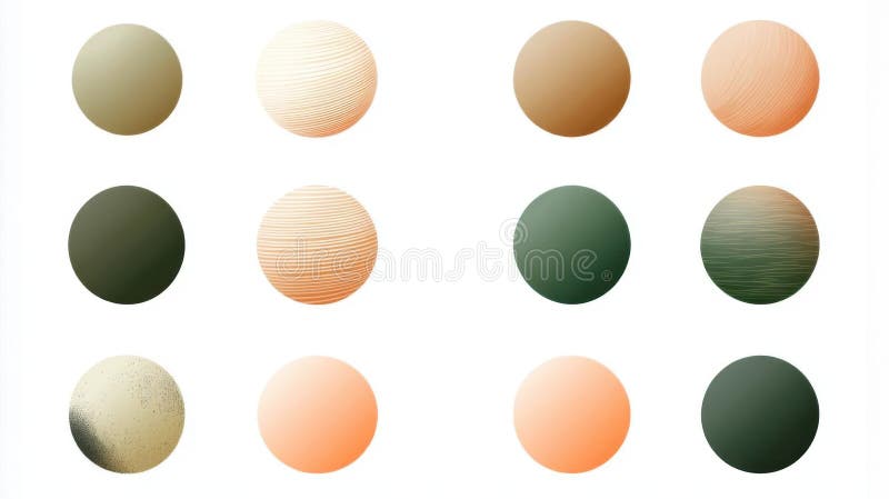 Explore Sphere Color Palettes and Minimalist Design with Abstract ...