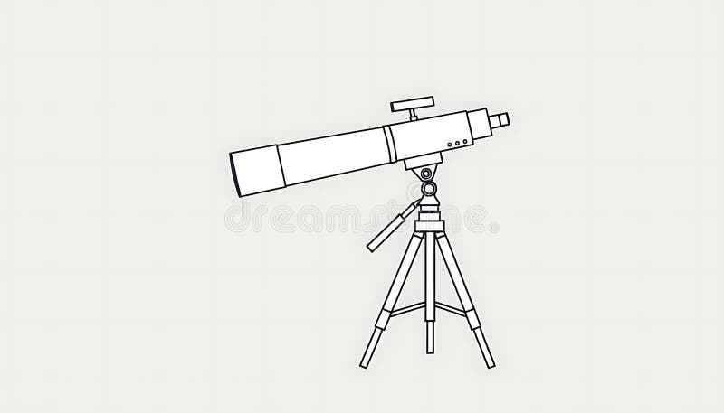 AI-Generated Telescope Illustration Stock Illustration - Illustration ...