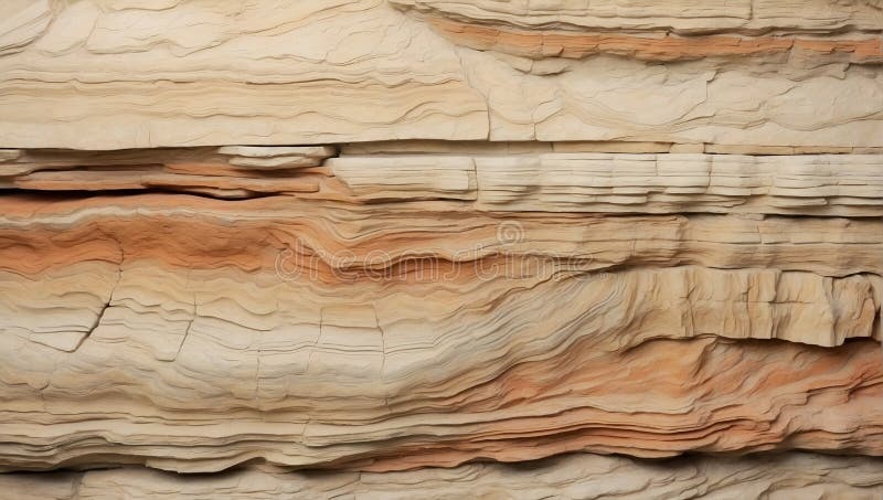 Stratified Beauty: Limestone Sedimentary Patterns. AI Generate Stock ...