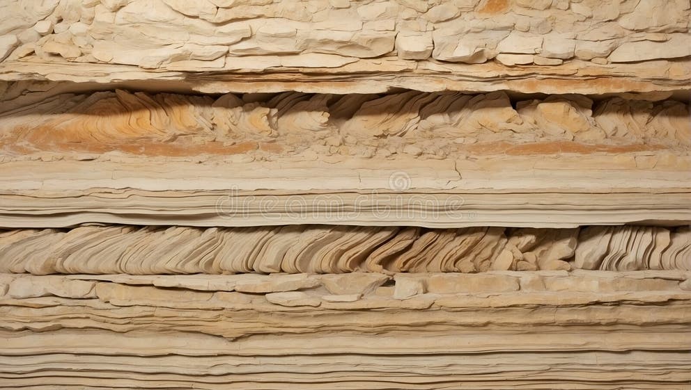 Stratified Beauty: Limestone Sedimentary Patterns. AI Generate Stock ...