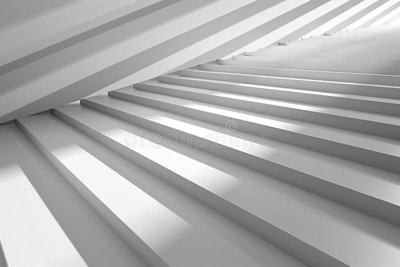 Abstract 3d White Diagonal Line with Grey Shadow in Architectural ...