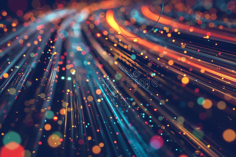 Heavy Transmission Lines of Rays with Abstract Design and Light Effects ...