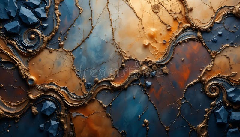 Rich Abstract Texture Background: Depth and Colorful Patterns Stock ...