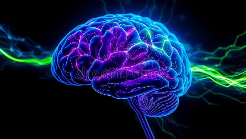 Explore a Stunning AI-generated Visual of the Human Brain, Depicted ...