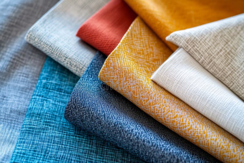 Vibrant Modern Table Linens Collection Stock Illustration ...