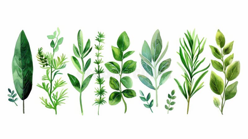 Explore a Stunning Bundle of Herbal Illustrations, Featuring Intricate ...