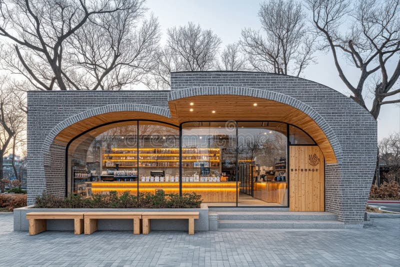 Innovative Urban Coffee Shop Design a Contemporary Architectural ...