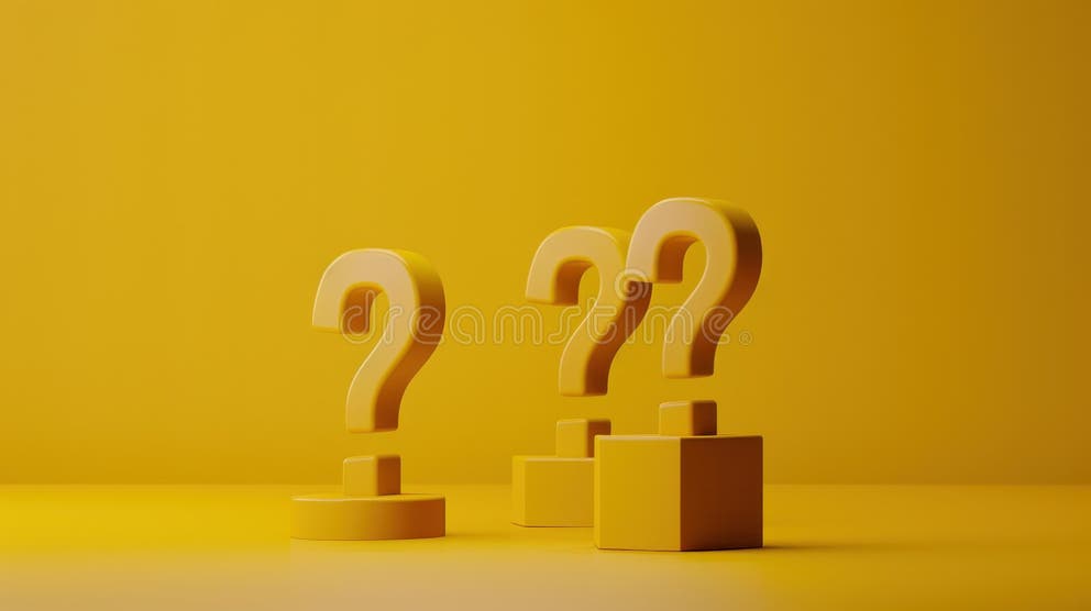 Explore a Stunning 3D Illustration Filled with Infinite Question Marks ...