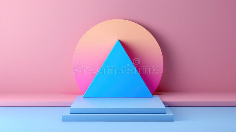 Explore a Stunning 3D Metal Triangular Backdrop with Modern Design ...