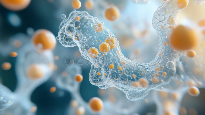 3D Rendering of Melanocyte Activity during Sun Exposure Effects Stock ...