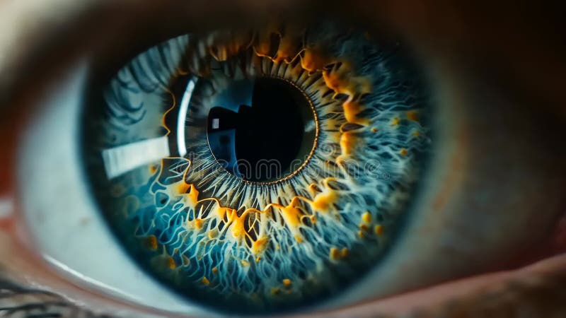 Discovering the Beauty of a Close-up Human Eye with Vibrant Colors and ...