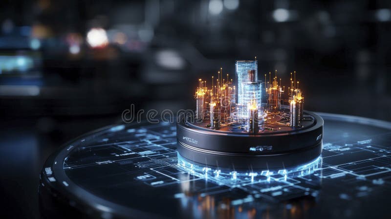 Innovative Smart City Infrastructure Showcase Urban Environment Digital ...