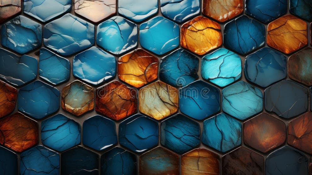 Explore a Stunning Glass Tile Pattern with a Flat Illustration and ...