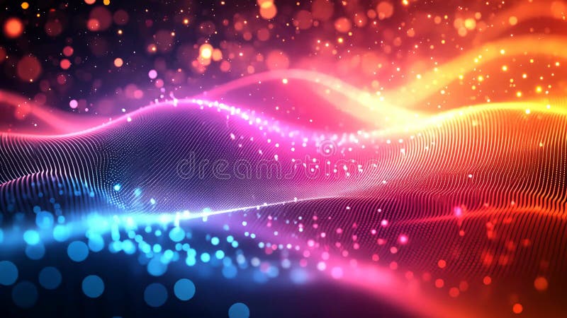 Colorful Waves of Light Create a Mesmerizing Visual Display in an ...