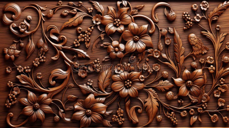 Explore a Stunning Marquetry Pattern with Intricate Wooden Textures in ...