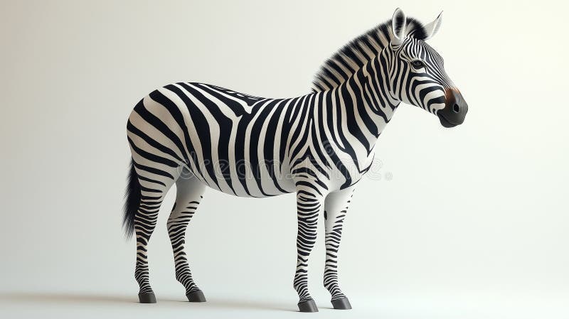 Explore the Stunning Patterns of a Majestic Zebra in Nature Stock ...