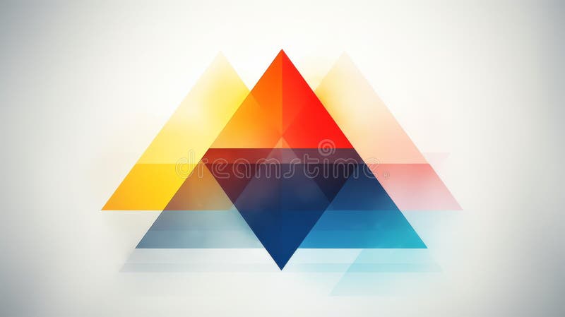 Explore a Stunning Pyramid Composition Illustration with a Geometric ...