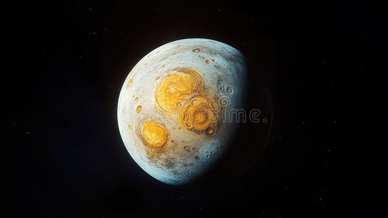 A Stunning View of a Colorful Planet with Unique Features and Textures ...