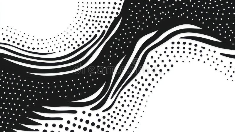 Explore a Stylish Halftone Pattern Background Featuring Geometric ...