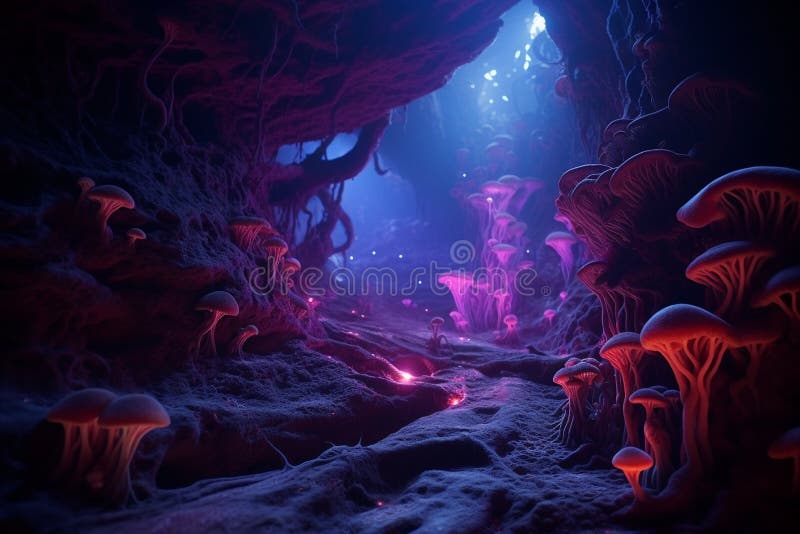 Subterranean Landscapes Stock Illustrations – 134 Subterranean ...