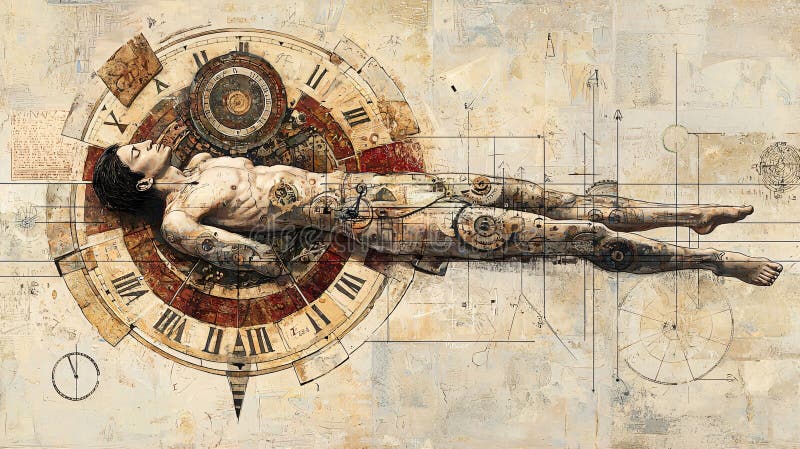 Explore the Surreal Concept of a Human Merging with Time and Space ...