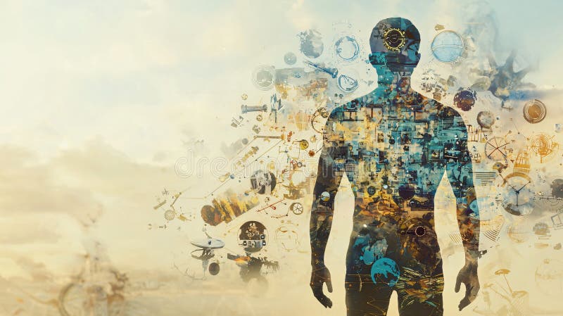 Explore the Surreal Transformation of Human Figures into Abstract ...