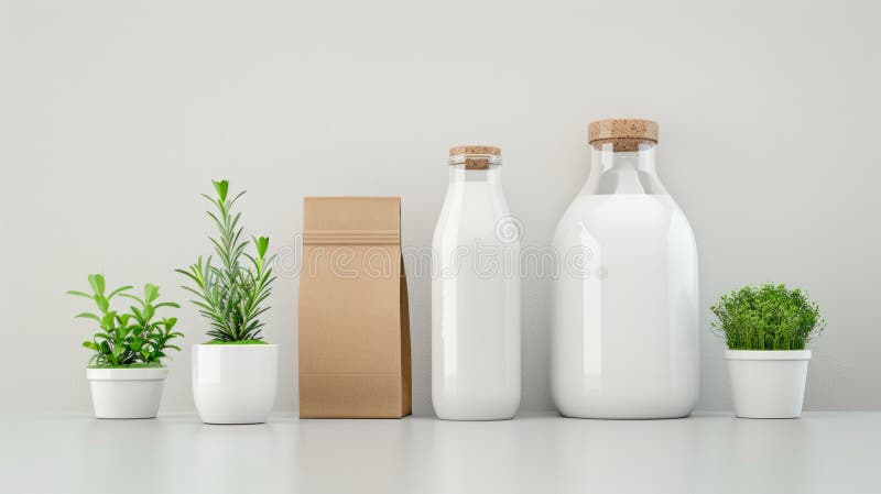 Explore Sustainable Packaging Options for a Greener Future. Stock ...