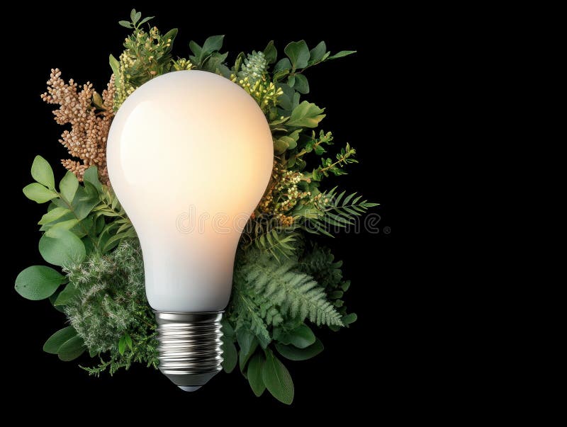 Explore Sustainable Solutions with Images of a Glowing Lightbulb in a ...