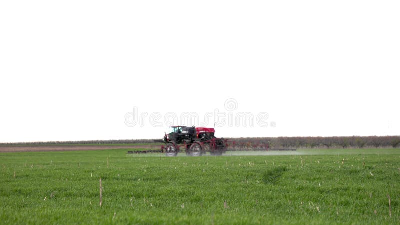 Agricultural Technology Tractor Enhancing Crop Yield in Farmland Stock ...