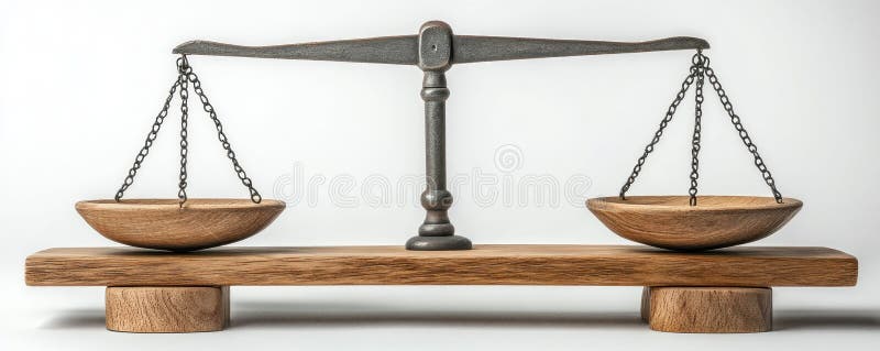 Explore this Symmetrical Artwork of a Balance Scale, Symbolizing ...