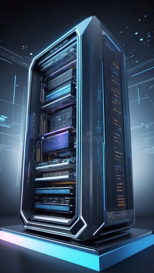 QuantumQuotient S Data Symphony: a 3D Exploration. AI Generate Stock ...