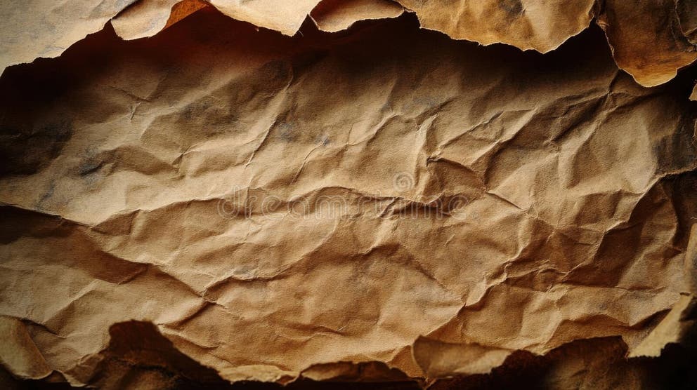 Explore Texture and Tone, Crumpled Paper Shows Depth with Light and ...