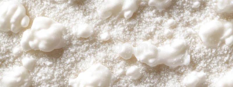 Explore the Texture of White Foam and Powdery Background in Cream ...
