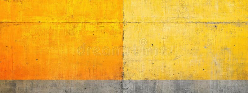 Explore Texture of Yellow Painted Wall with Grungy Surface and Concrete ...