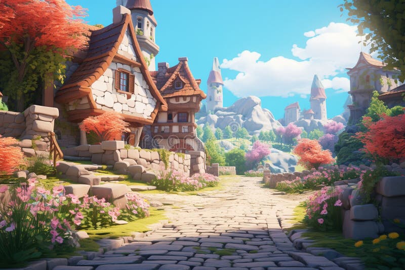 Explore the Theme of Springtime Travel with. Generative Ai Stock ...