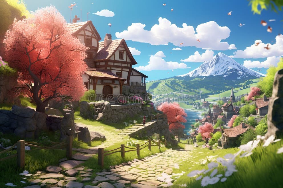 Explore the Theme of Springtime Travel with Stock Illustration ...