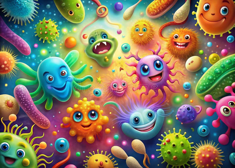 Thriving Bacterial Community Stock Illustrations – 9 Thriving Bacterial ...