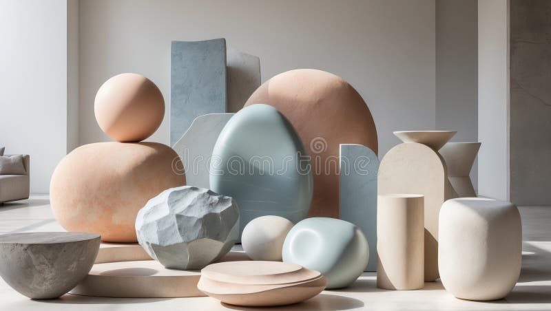 Explore a Trendy Collection of Sculptural Stones that Feature Soft ...