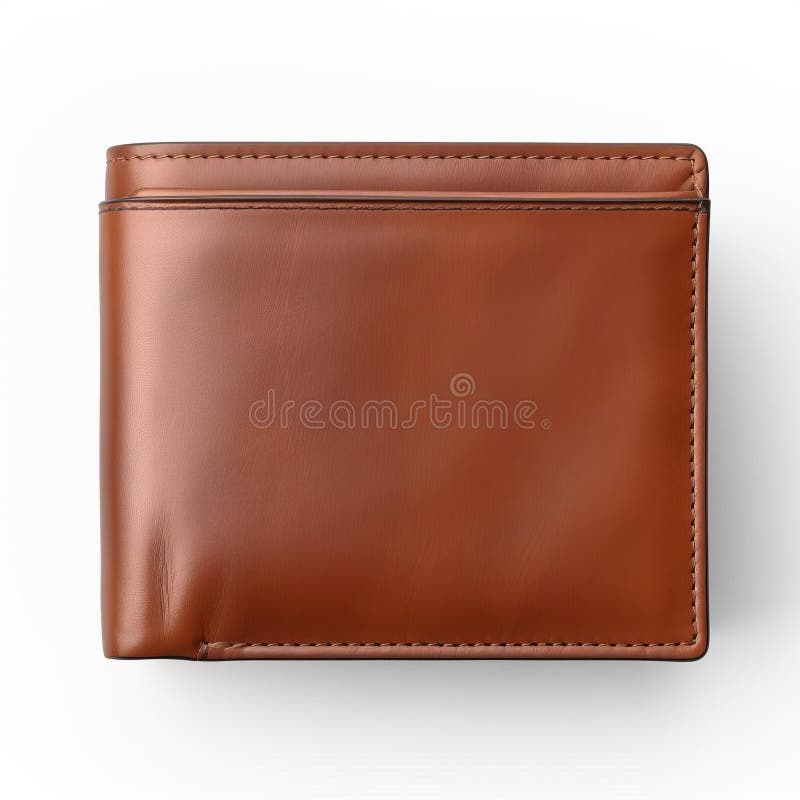 Empty Wallet Mockup - Uhd Image, White Background Stock Illustration ...