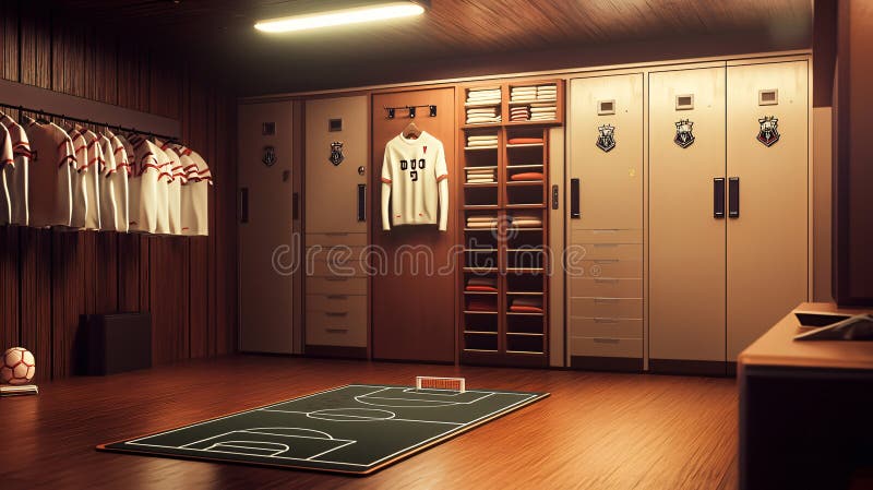Explore an Ultrarealistic Locker Room Featuring Personalized Lockers ...