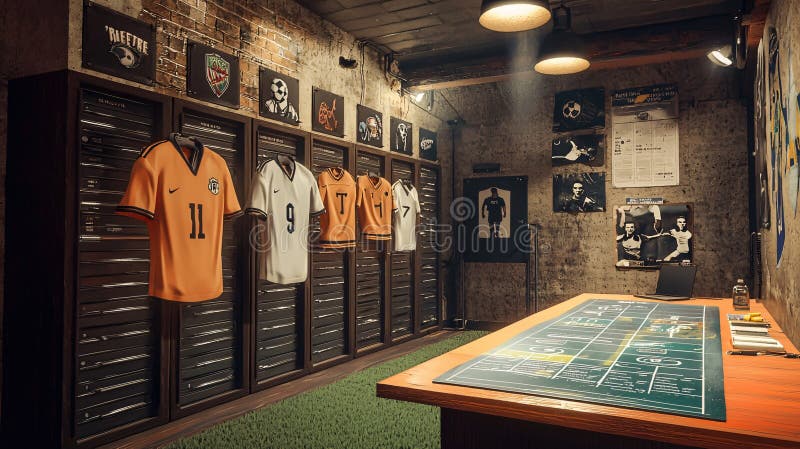 Explore the Ultrarealistic Locker Room Featuring Personalized Lockers ...
