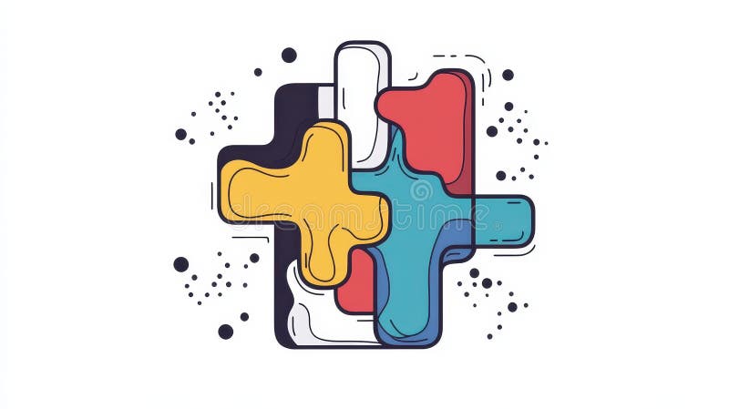 Fun and Engaging Doodle Puzzle Icon, Perfect for those Who Love Playful ...